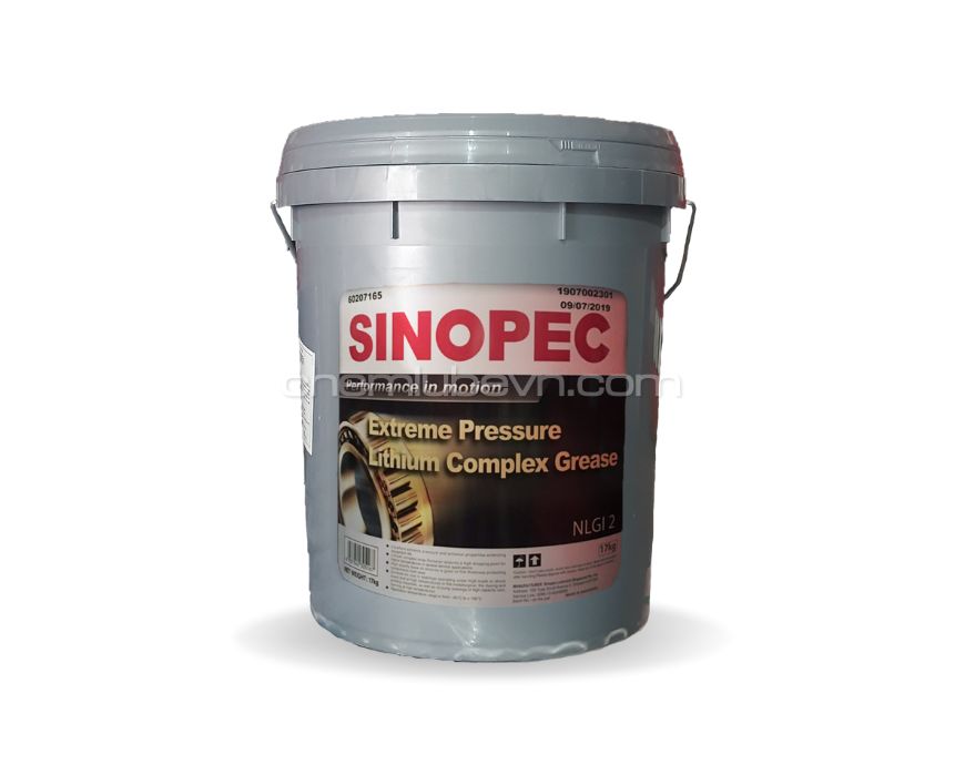 Chem Lube Viet Nam - SINOPEC LITHIUM COMPLEX GREASE EP NLGI 1,2,3